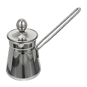 SHOWERORO 1pc Milk Foam Cup Milk Steaming Milk Maker Espresso Pitcher Coffee Milk Jug Espresso Pot Milk Frother Cup Hot Chocolate Tea Creamer Coffee Frothing Pitcher 201 Stainless Steel