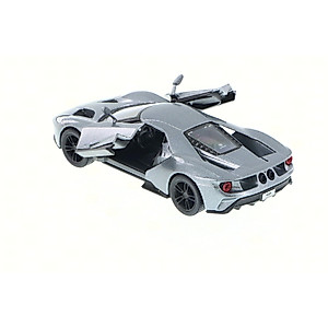 KiNSMART 2017 Ford GT, Silver 5391D - 1/38 Scale Diecast Model Toy Car