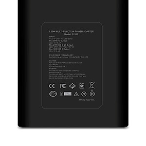 BatPower High Power Delivery Slim 120W Surface Charger Compatible with Microsoft Surface Book Laptop 4 3 2 1 Surface Pro 9 8 X 7 6 5 4 3 Go Power Supply 102W Adapter with Dual USB Quick Charge 3.0