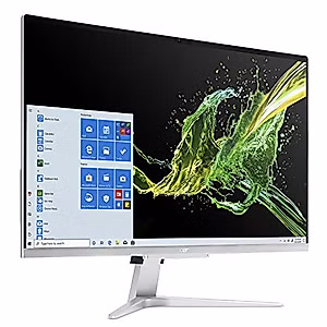 Acer Aspire C27-962-UR11 AIO Desktop, 27" Full HD Display, 10th Gen Intel Core i5-1035G1, NVIDIA GeForce, MX130, 12GB DDR4, 512GB SSD, 802.11ac WiFi, Wireless Keyboard and Mouse, Windows 10 Home