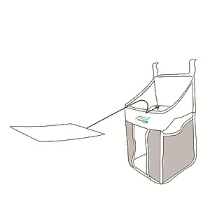 DaliWay Baby Diaper Organizer for Nursery (Grey)