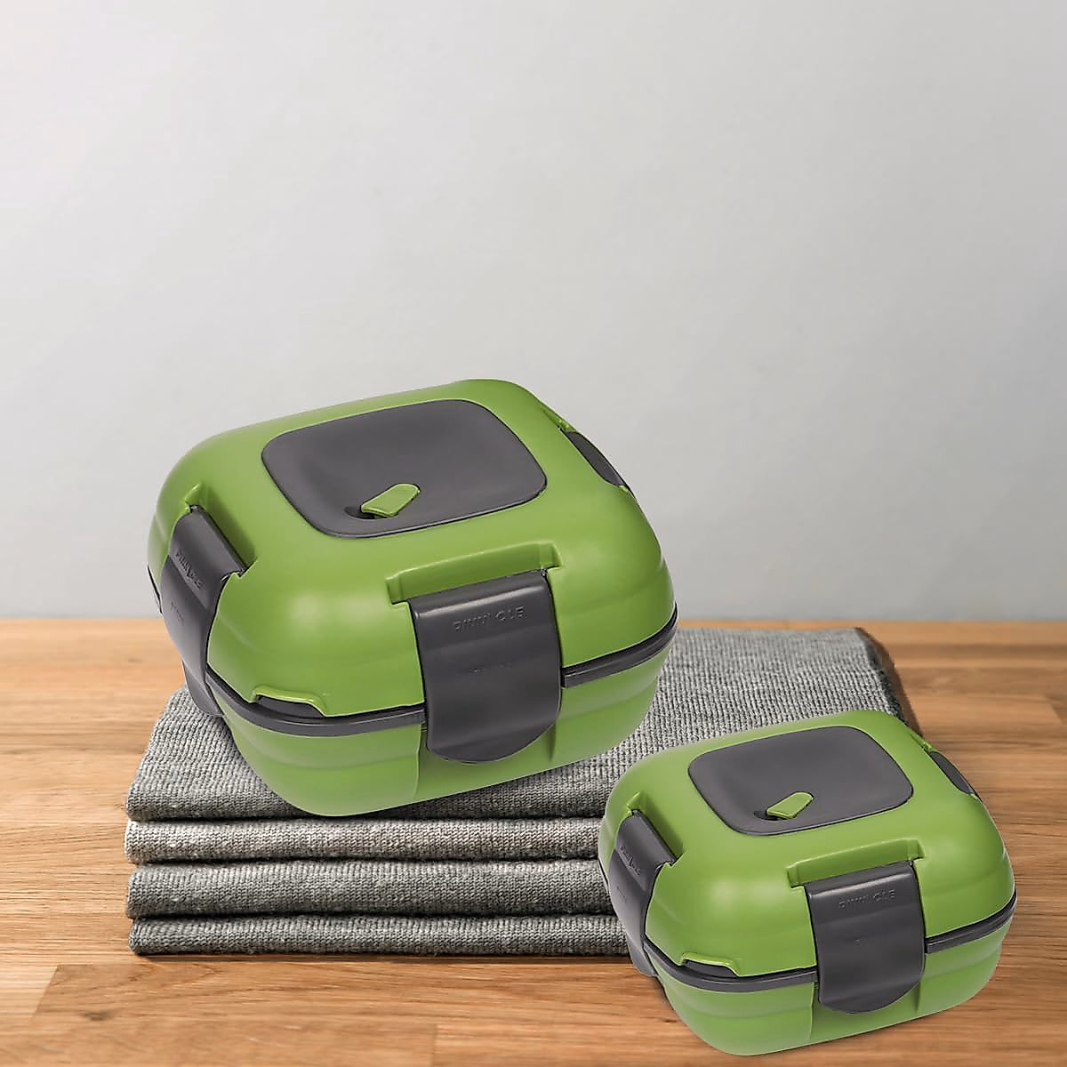 Lunch Box - Pinnacle Inulated Leak Proof Lunch Box for Kids/Adults - Stainless steel Thermal Lunch Box Container for School Set of 2 Sizes (Green, 16-32 oz)