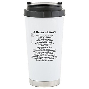 CafePress A Theatre Dictionary Stainless Steel Travel Mug Stainless Steel Travel Mug, Insulated 20 oz. Coffee Tumbler
