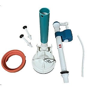 American Standard Champion 4 Toilet Replacement Kit Two Piece Flush Valve with NuFlush Adjustable Hight Fill Valve