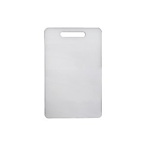 Strictly Sinks Acrylic Cutting Board - Non Slip Cutting Board for Meat, Vegetables & Fruits, Large Dishwasher Safe Cutting Board with Handle - Over the Sink Cutting Board (17-3/8" x 11" x 7/8") White
