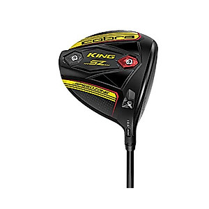 Cobra Golf 2020 Speedzone Driver Black-Yellow (Men's, Right Hand, Aldila Rogue Silver 60, Stiff Flex, 9.0)