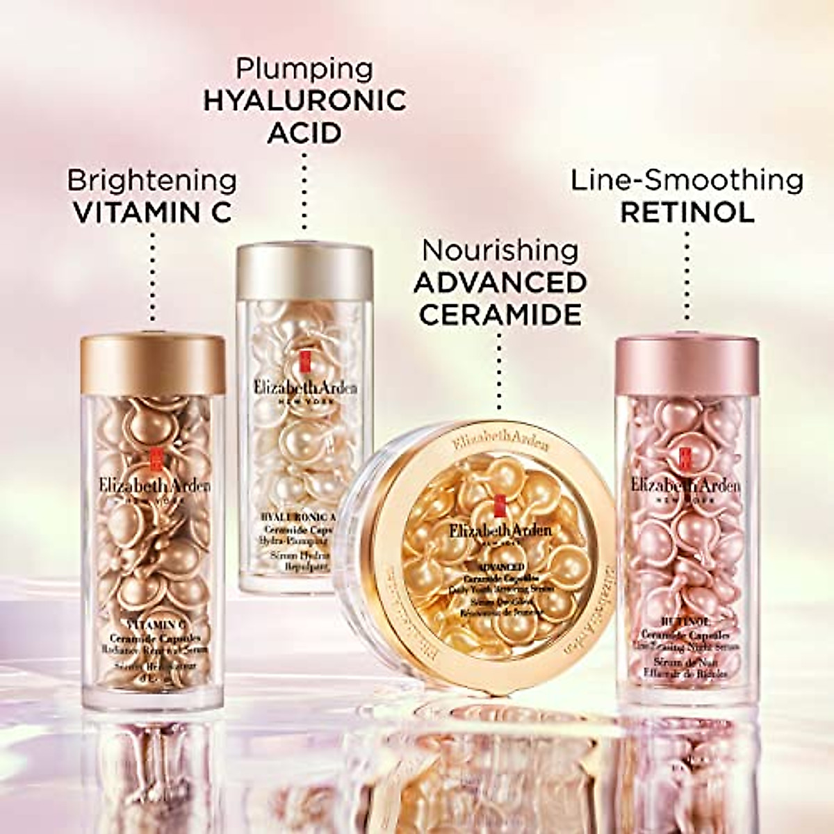 Elizabeth Arden Anti-Aging Ceramide Capsules Serum, Advanced Daily Youth Restoring Serum