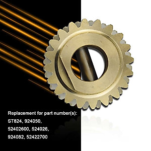 KINTLE Snowblower Auger Worm Gear - Compatible with Ariens snowblowers, Replaces ST824, 924050, 52402600, 524026, 924082, 52422700