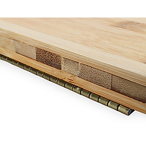 Camco 43423 Bamboo Accents RV Countertop Extension - Mounts Directly to Your Existing Countertop - Food Safe Construction - 12-Inches (L) x 13 ½-Inches (W) x ¾-Inch (Thick)