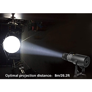 MOUNTAIN ARK 15W LED White Spot Light, Round Glass, Manual Focus, 4 Apertures, Great for Parties, Weddings, Bars