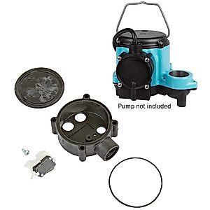 Little Giant SPRK-1 Sump Pump Diaphragm Switch Repair Kit with Casing, Black, 599300