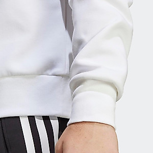 adidas Men's Future Icon Badge of Sport Crewneck, White/Black, Large