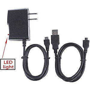 AC/DC Power Charger Adapter + USB Cord for Sennheiser PXC 550 Headphone Headset