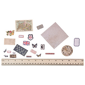 Ephemera Pack - Snippets by Tim Holtz Idea-ology, Various Sizes, 111 Pieces (TH93564)
