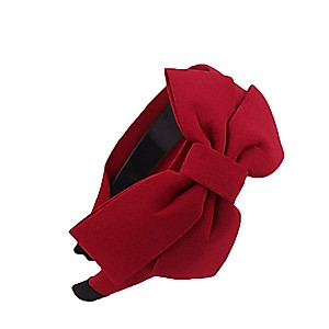 Towood Pack of 5 Women's Vintage Bow Hair Hoop Fashion Sweet Headband Accessories