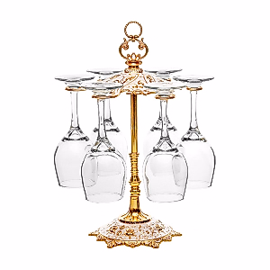 Tabletop Wine Glass Rack Stand-Alone Drying Rack Metal Drying Rack Wine Goblets Display Rack Kitchen Bar Decoration Multi-Function Display Rack Storage Rack Table top Wine Glass Holder