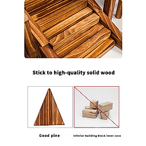 210 pcs Outdoor Large Wooden Building Blocks Set for Kids Toddlers 3-12 (35 lbs), Big Carbonized Wooden Sensory Blocks Toys, Mega Outside Building Toys for Preschool