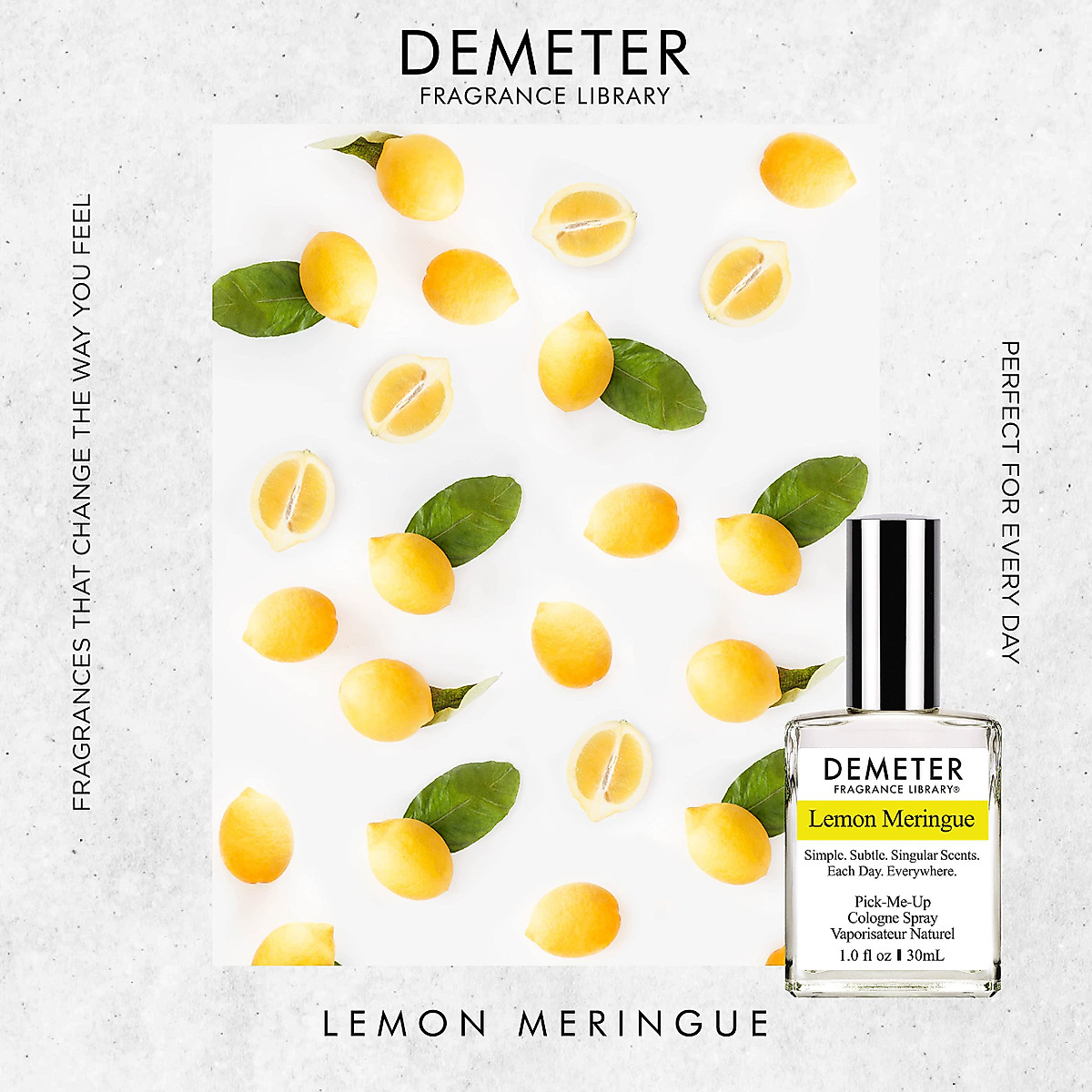 DEMETER Cologne Spray, Lemon Meringue, 1 oz.