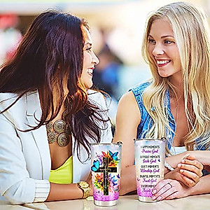 KYRAKO Christmas Gifts for Women - Christian Gifts For Women - Birthday Gifts For Women - Inspirational Gifts For Women, Religious Gifts For Women - Spiritual Gifts For Women Gifts Tumbler 20 Oz