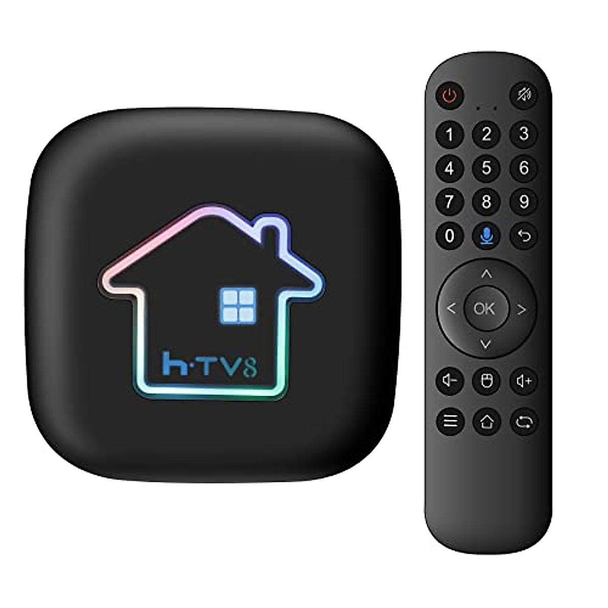 2023 Newest H8 HTV 8 Box IPTV Brazil Brazilian More Videos Quad Core Andorid 9.0 8K HDR Image Android 9 HDMI 2.0 LAN Multi-Media
