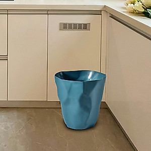 Trash Can Wastebasket Household Decorative Dust Bin Waste Bin Garbage Bin for Under Desk Indoor Dorm Bathroom Living Room