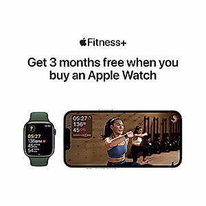 Apple Watch Series 7 [GPS + Cellular 45mm] Smart Watch w/ Silver Stainless Steel Case with Starlight Sport Band. Fitness Tracker, Blood Oxygen & ECG Apps, Always-On Retina Display, Water Resistant