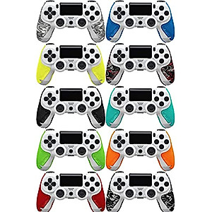Lizard Skins DSP Controller Grip for PS4 Controllers – PS4 Gaming Grip - Playstation 4 Compatible Grip 0.5mm Thickness - PRE Cut Pieces - Easy to Install – 10 Colors (Black Camo)