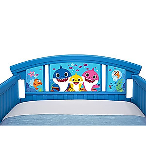 Delta Children Plastic Toddler Bed, Baby Shark