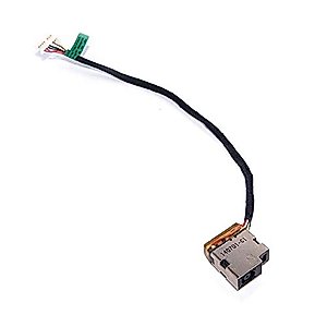 Charging Port DC in Power Jack Cable Replacement for HP Stream 13-C 14-z 14-X Series 13-C002DX 13-c010nr 13-c030nr 13-c110nr 13-C120NR 14-z010nr 14-x010nr 754734-SD1 754734-FD1