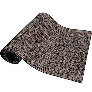 100% Eco-friendly Hemp Yoga Mat - Double Sided - Non-Toxic/Non-slip (Brown)