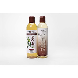 EDEN BodyWorks JojOba Monoi Moisturizing Shampoo | 8 oz | Gently Cleanse, Nourish, & Protect Hair and Scalp - Packaging May Vary