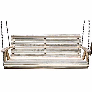 ROLL Back Amish Heavy Duty 800 Lb 5ft. Porch Swing- Made in USA