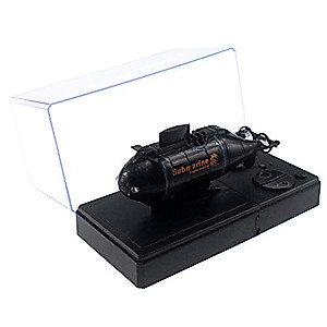 Tipmant Mini Remote Control Nuclear Submarine Toy RC Boat Electric Water Kids Birthday Gifts (Black)