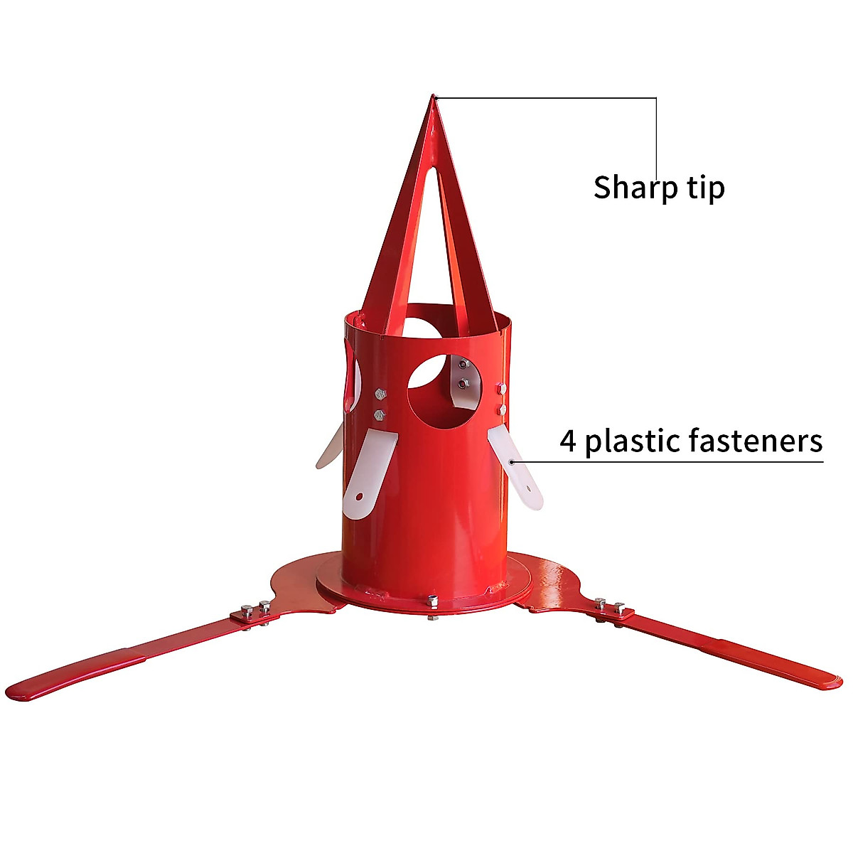 Big Bag Dispenser for Warehouse Farm Home (Red)