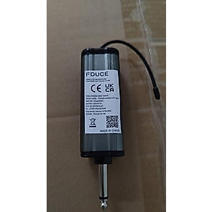 FDUCE Wireless Microphone, Karaoke Mic, UHF Handheld Dynamic System with Rechargeable Receiver for Party, Church, Meeting, Wedding, 260ft (Grey)