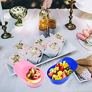 BEIJIALY 18 Pack Baseball Helmet Ice Cream Bowls,Parfait Cups Appetizer Cups,Mini Baseball Cap Bowls,Stackable Dessert Dishes for Party(Yellow)