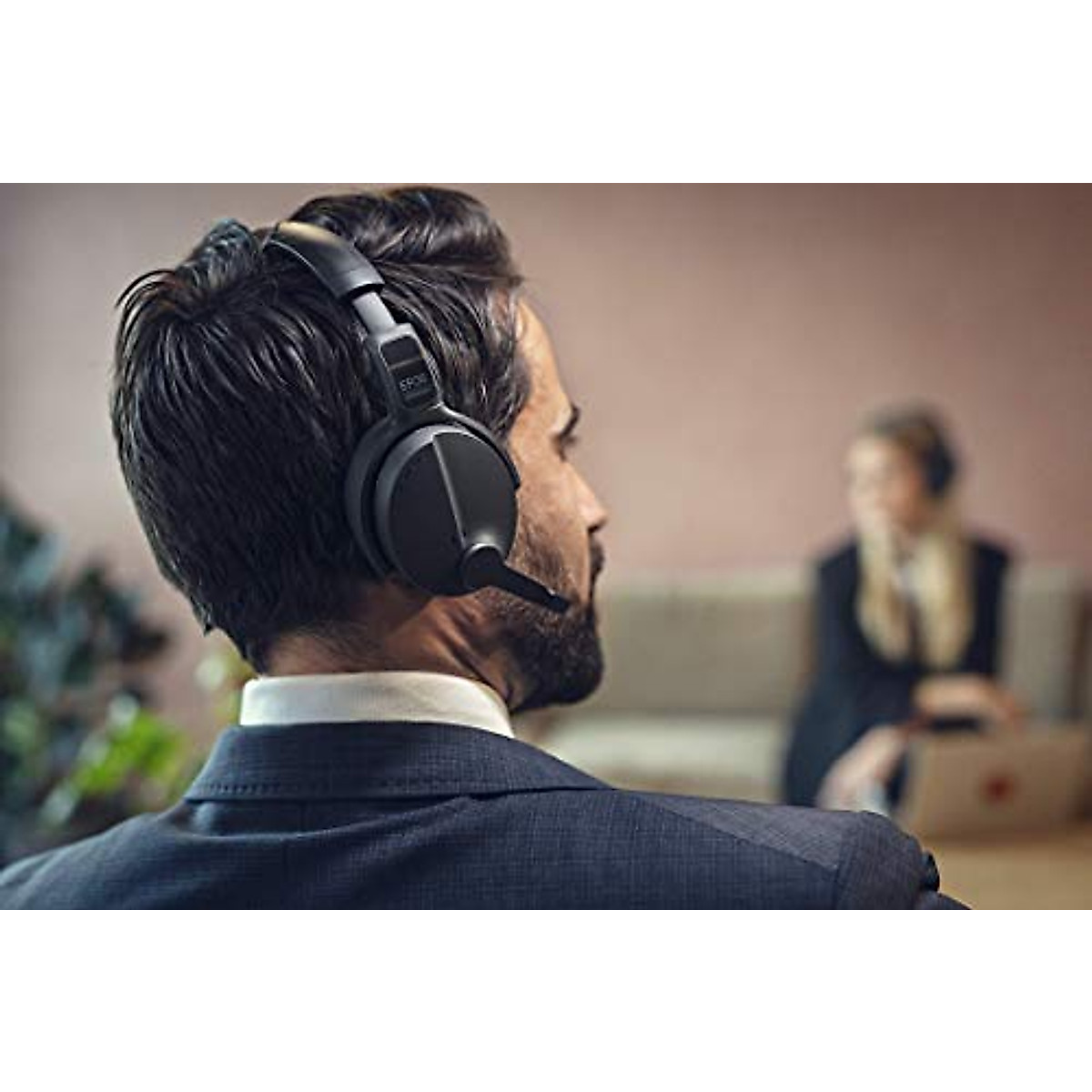 EPOS | SENNHEISER Adapt 560 (1000207) - Dual-Sided, Dual-Connectivity, Wireless, Bluetooth, ANC On-Ear Headset | Discreet Foldable Boom Mic | for Mobile Phone & Softphone | Teams Certified (Black)
