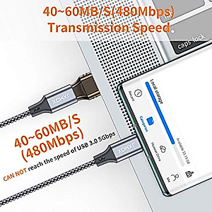 USB C Female to USB Male Adapter,(2-Pack) Type C to USB A Charger Cable Power Converter for iPhone 11 12 13 14 Pro Max,Samsung Galaxy S20 S21 S22 S23,Note 10 20,Apple iWatch Watch Series 7 SE AirPods