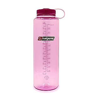 Nalgene Sustain Tritan BPA-Free Water Bottle Made with Material Derived from 50% Plastic Waste, 48 OZ, Wide Mouth, Cosmo