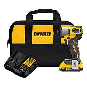Dewalt DCF840D1 20V MAX Brushless Lithium-Ion 1/4 in. Cordless Impact Driver Kit (2 Ah)