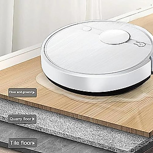 BARASH Household Robotic Vacuums, Robotic Vacuum Cleaner, Wet Sweeping Cleaner Robotic Vacuum, Mopping Robot, Mini Floor Vacuum Robot, Marble Tile Sweeper for Daily Home Cleaning, Bathroom, Bedroom