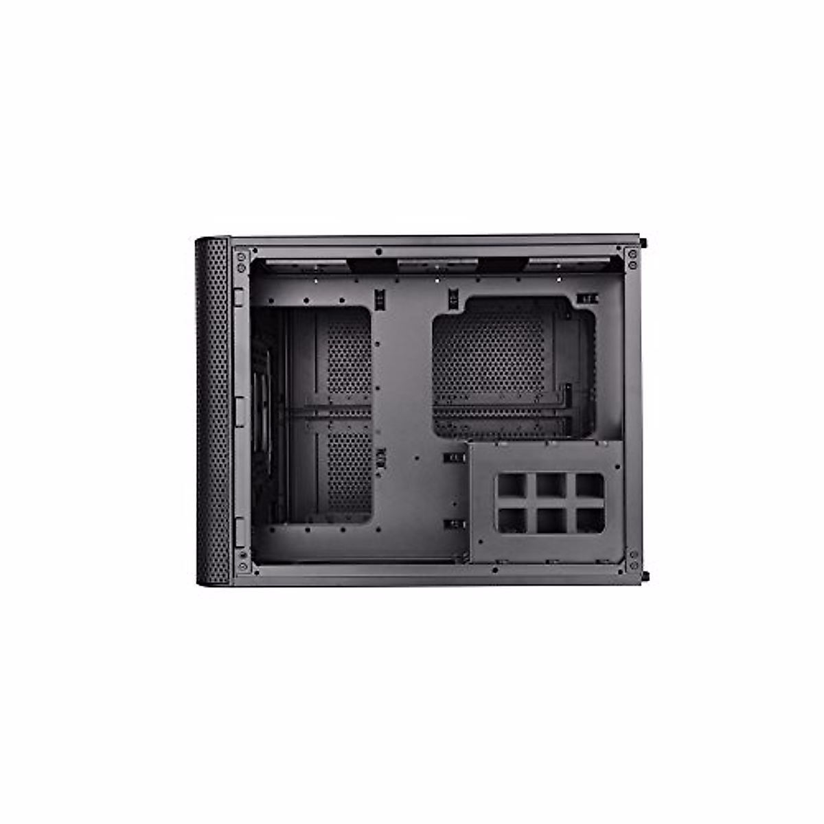 Thermaltake Core V21 SPCC Micro ATX, Mini ITX Cube Gaming Computer Case Chassis, Small Form Factor Builds, 200mm Front Fan Pre-installed, CA-1D5-00S1WN-00 Black