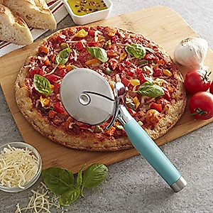 KitchenAid Gourmet Pizza Wheel, One Size, Matte Aqua Sky