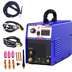 PLASMARGON,tig welder 110v/220v Dual Voltage,HF 200A TIG/STICK（MMA） welders， stainless steel TIG welding machine