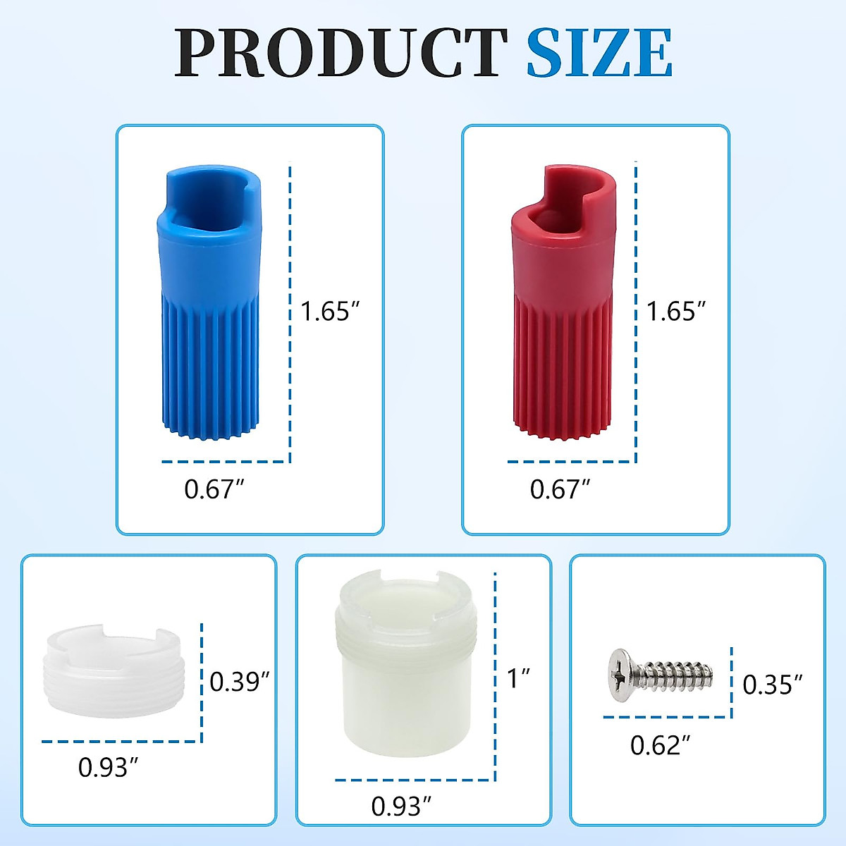 97479 Faucet Stem Extension Kit Compatible with Moen Monticello Widespread Bathroom Sink Faucet Part, Bathroom Faucet Cartridge Replacement Parts for Moen Stem Extension