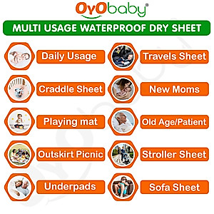 OYO BABY Waterproof Crib Sheet - 28" x 20" Maroon