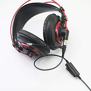 ABLET Boom Microphone Cable Compatible with Headphones AKG K240, K240S, K240MK II, Q701, K702, K271s, K271 MKII, Boompro Gaming Mic Compatible with Controller PlayStation PS4 or Xbox One, PC (150CM)