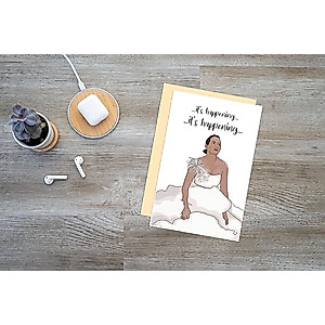 Ure Tenk Funny Bridal Shower Gift for Bestie, Hilarious Bridesmaids Proposal Card, Humor Wedding Card for BFF, Getting Married Card