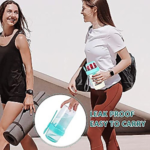 26 oz Breakfast On the Go Cups,Take and Go Yogurt Cup with Topping Cereal Cup with Fork,Leak-proof Overnight Oats or Oatmeal Container Jar,Portable Reusable Yogurt Snack Parfait Containers(Green)