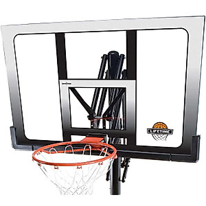 Lifetime Portable Basketball System with Shatterproof Backboard (52" Polycarbonate)
